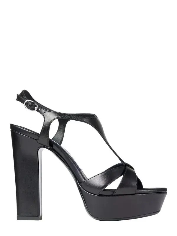 JIMMY CHOO 120mm Kesia Platform Sandals - Black
