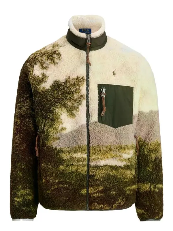 Polo Ralph Lauren Landscape Print Jacket - White