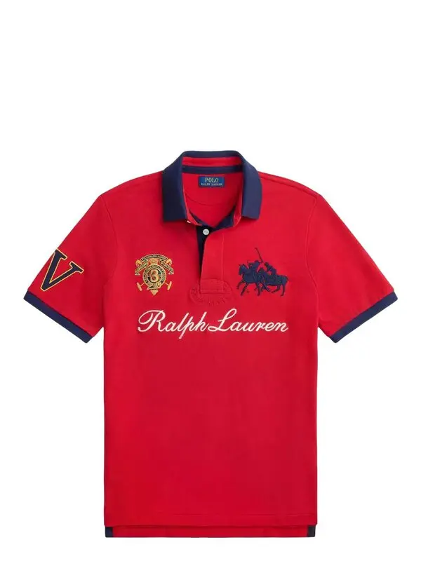 Polo Ralph Lauren Crest-embroidered Polo Shirt - Red