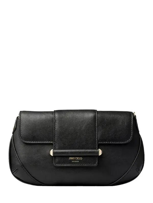 JIMMY CHOO Chain Cross Body Bag - Black