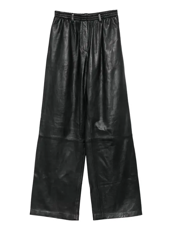 MEDEEA Sheepskin Trousers - Black