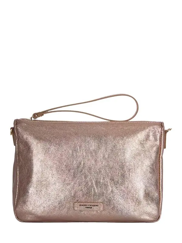 GIANNI CHIARINI Top-zip Wristlet Bag - Pink