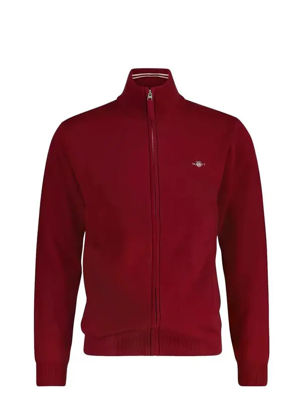 Gant Zip-fastening Wool Sweatshirt - Red