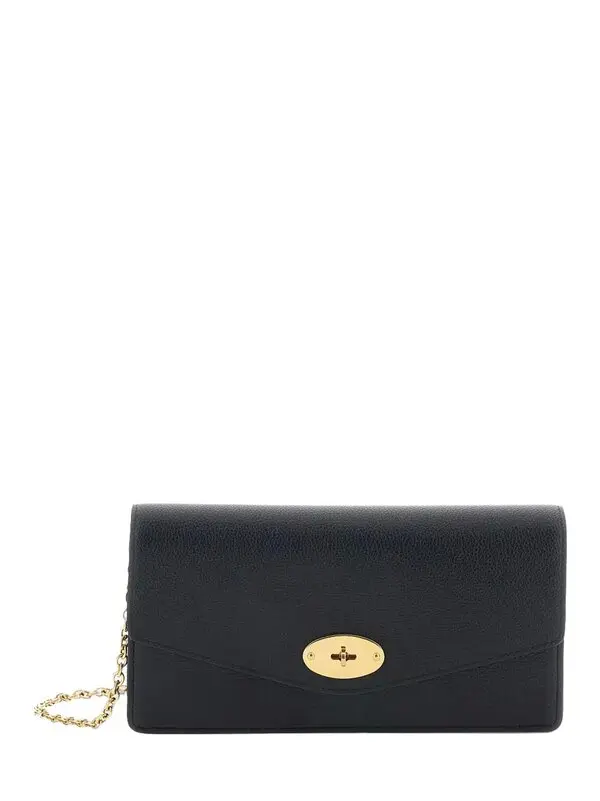 Mulberry Darley Turnlock Clutch - Black