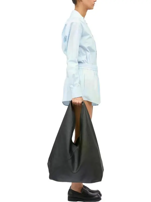 MAISON MARGIELA Large Japanese Leather Tote Bag - Black