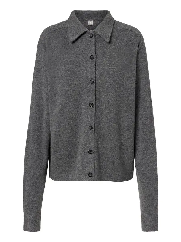 TOTEME Cashmere Cardigan - Grey