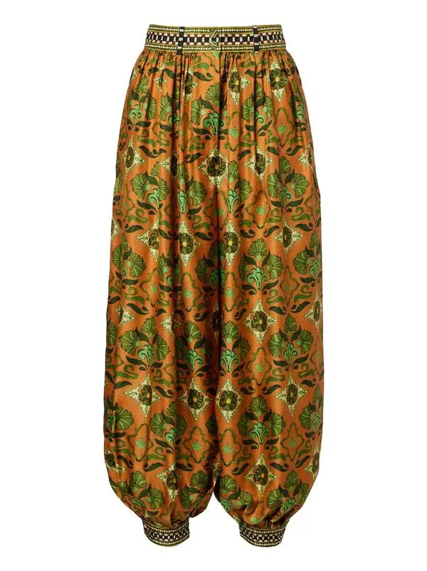 ALEMAIS Alémais Cece Floral Tapered Pants - Multicoloured