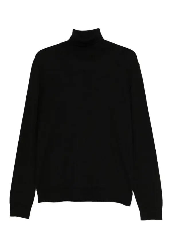 DANIELE FIESOLI Fine-knit Turtleneck Sweater - Black