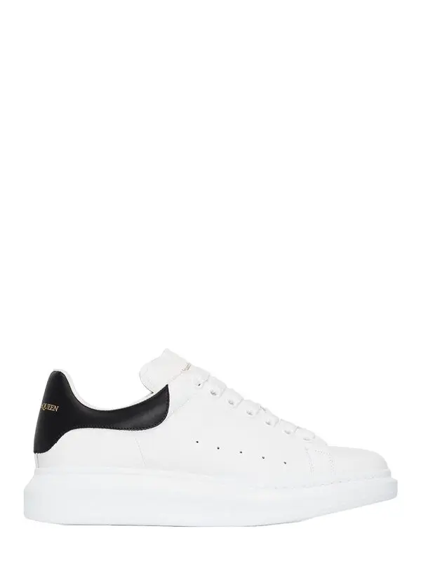 Alexander McQueen Oversize Leather Sneakers - Black