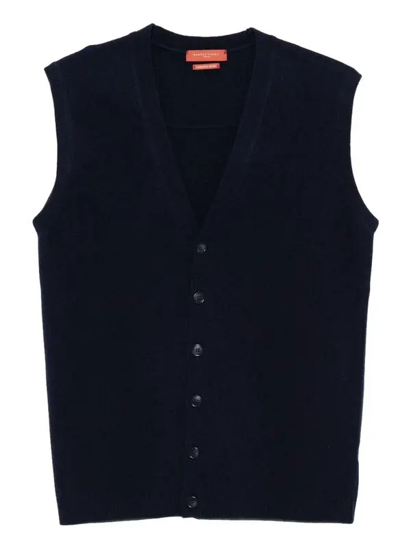 DANIELE FIESOLI V-neck Vest - Blue