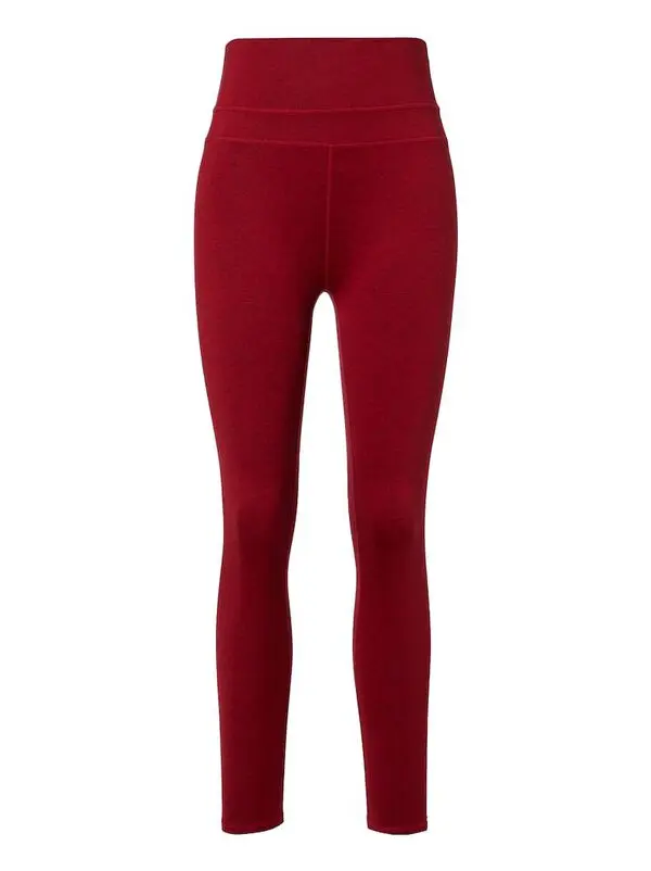 Varley Always Warm Jersey Leggings - Burgundy