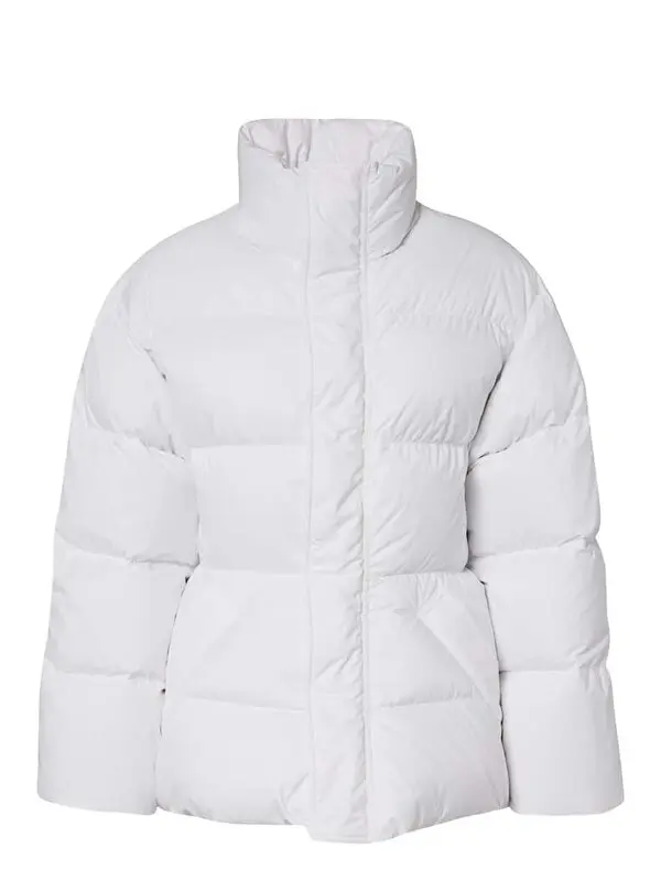 Balenciaga Hourglass Down Jacket - White