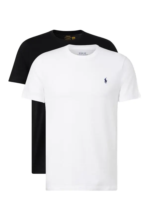 Polo Ralph Lauren Set Of 2 Cotton Jersey T-shirts - Black