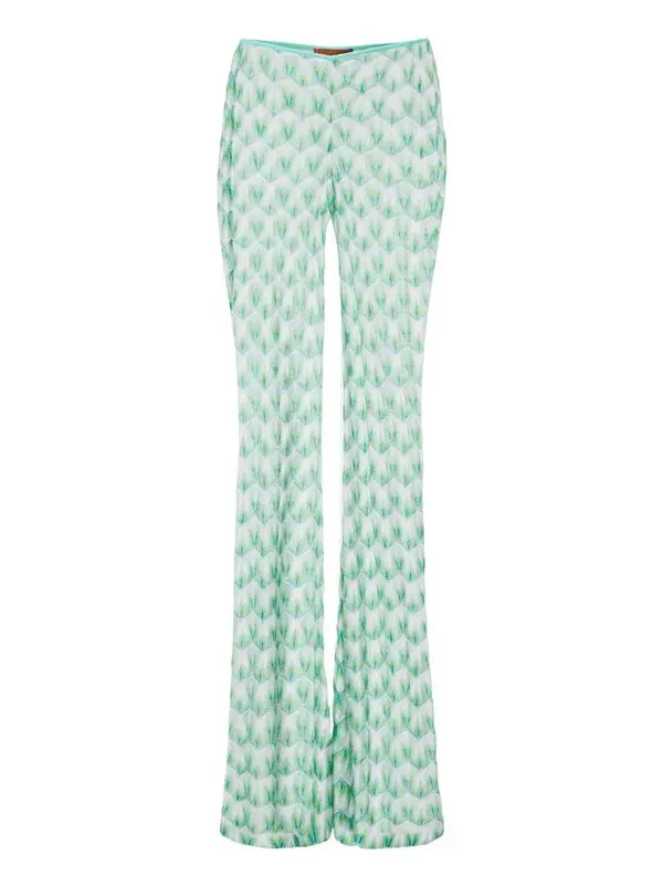 Missoni High-rise Flared Pants - Green