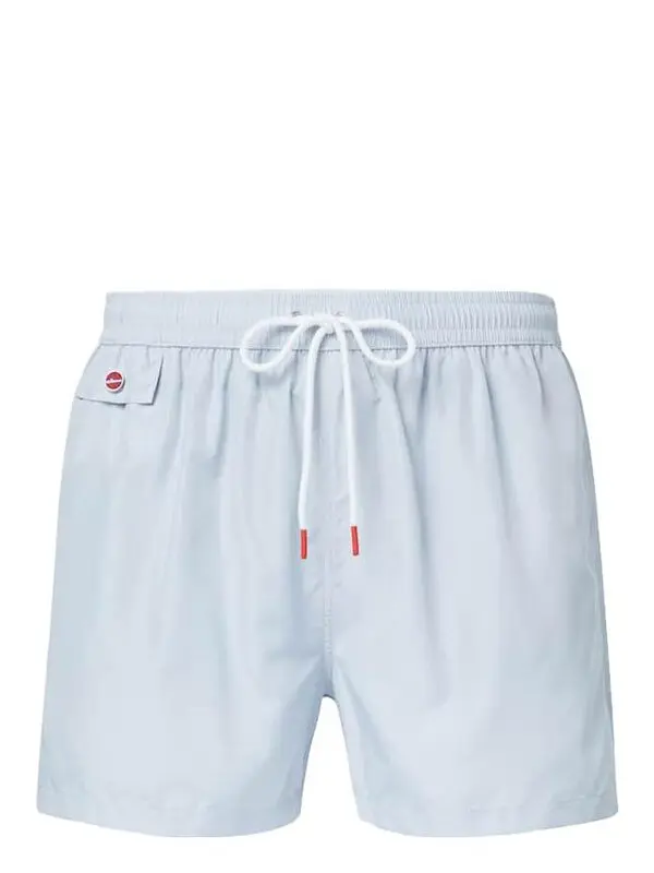 Kiton Logo Swim Trunks - Grey