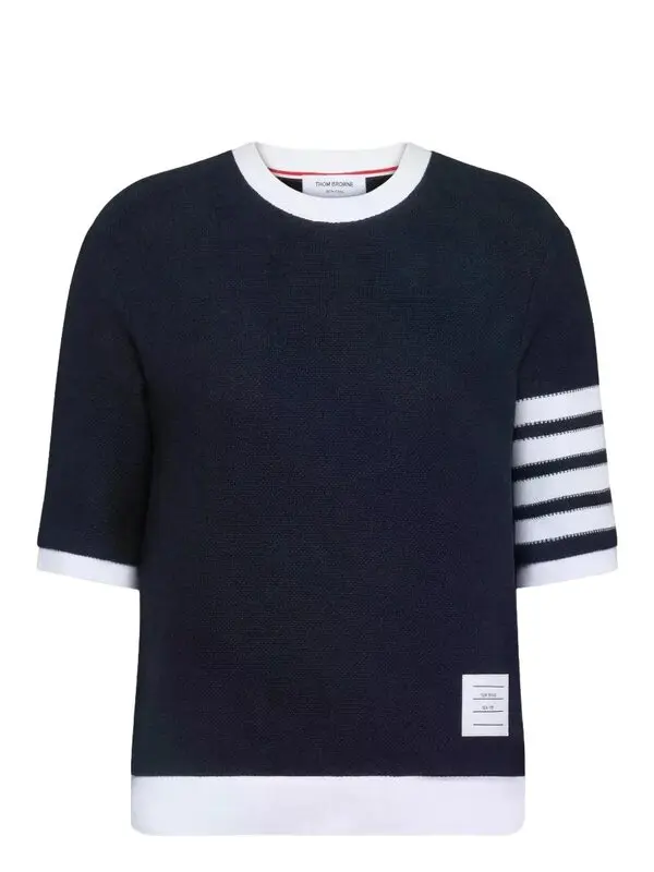 Thom Browne Crew Neck T-shirt - Blue