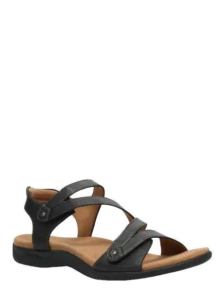 TAOS Big Time Ankle Strap Sandal - Black