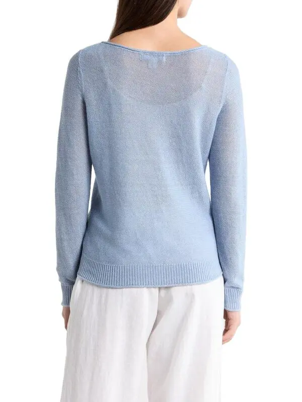Tommy Bahama Relaxed Fit Linen Sweater - French Blue