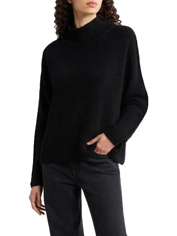 Frank & Eileen Montecito Turtleneck Sweater - Black