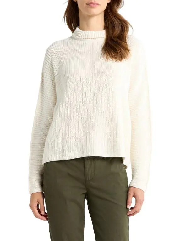 Frank & Eileen Montecito Turtleneck Sweater - Ivory