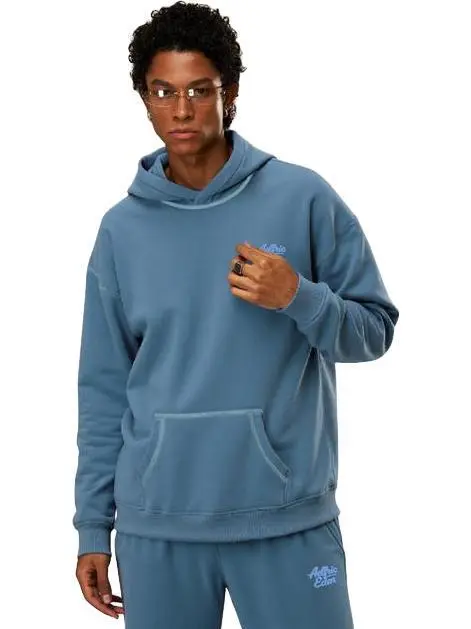 AELFRIC EDEN Fleece Pullover Hoodie Set - Blue Grey