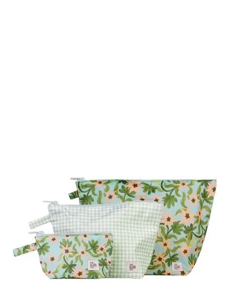 THE SOMEWHERE CO Handy Pouch Trio - Seaflower