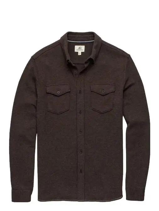 SURFSIDE SUPPLY CO. Rex Soft Knit Shirt - Brown Heather