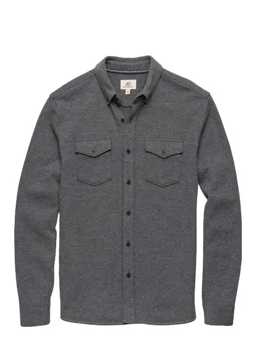 SURFSIDE SUPPLY CO. Rex Soft Knit Shirt - Charcoal Heather