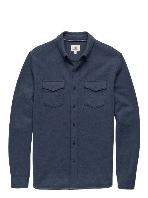 SURFSIDE SUPPLY CO. Rex Soft Knit Shirt - Navy Heather