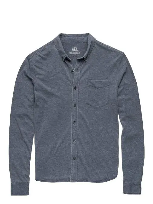 SURFSIDE SUPPLY CO. Anthony Burnout Shirt - Navy Blazer
