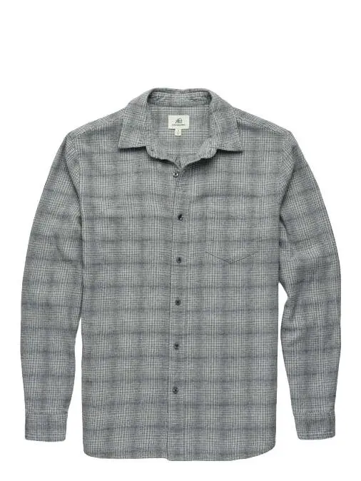 SURFSIDE SUPPLY CO. Brian Brushed Plaid Shirt - Heather Grey