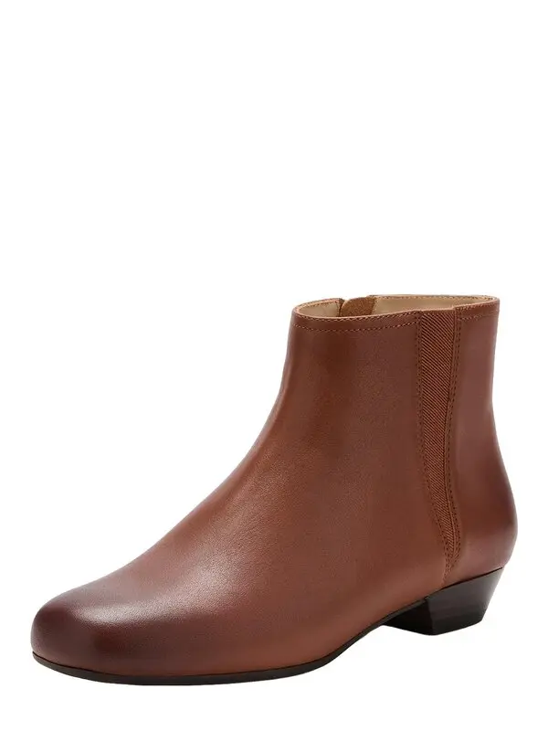 ABEO Via Ankle Boots - Caramel Leather - Metatarsal