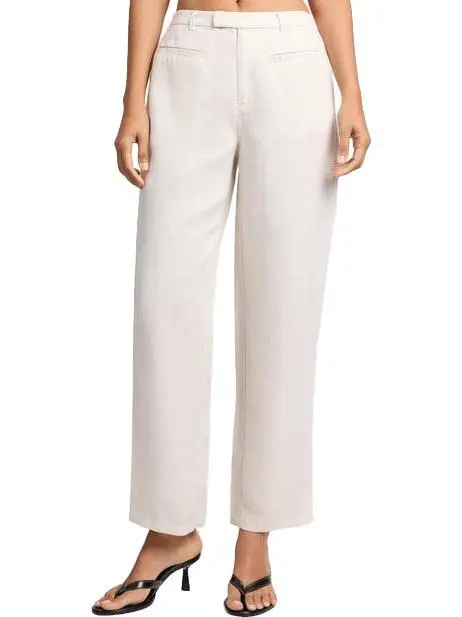 Onia Air Linen Mid-rise Pant - Natural