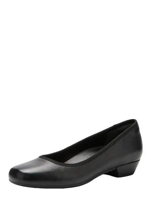 ABEO Via Pump - Black Leather - Regular
