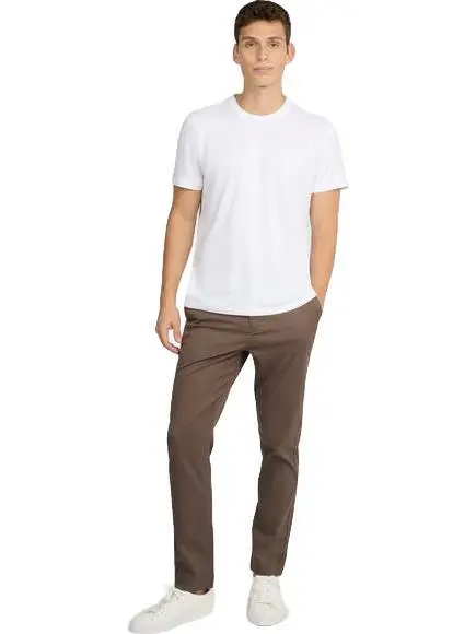 Onia Flat Front Stretch Chino - Chestnut