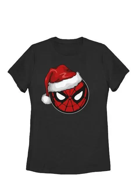 MARVEL Christmas Spider-man Graphic T-shirt - Black
