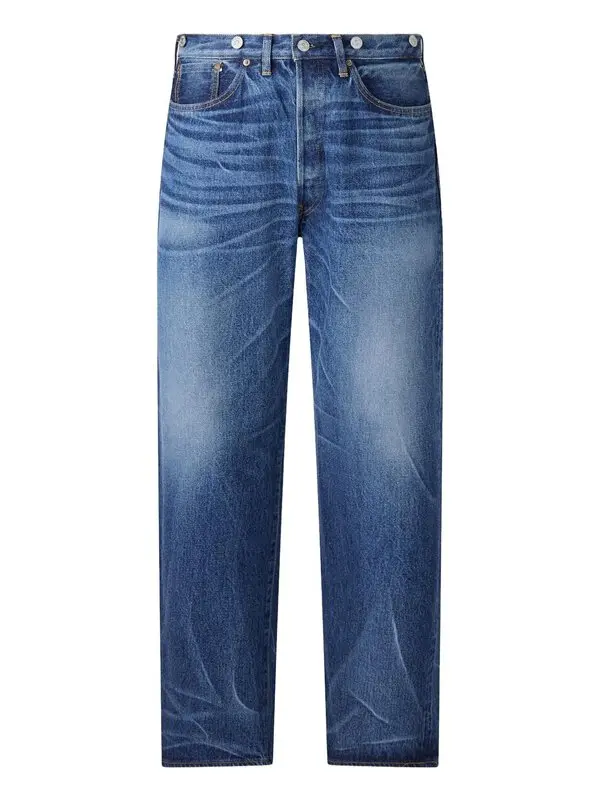 KAPTAIN SUNSHINE 1930 Straight-fit Selvedge Jeans - Blue