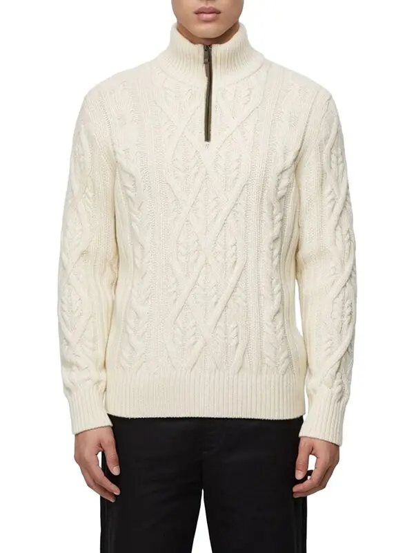 BOSS Pullover Sweater - White