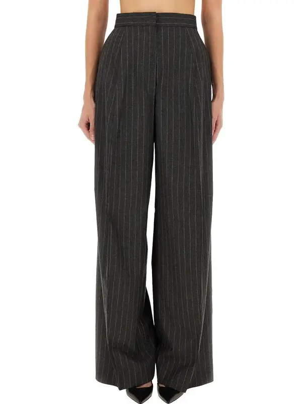 Sportmax Wide Leg Trousers - Charcoal