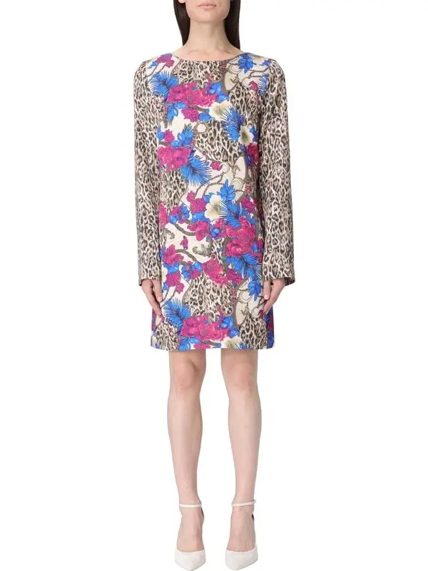 Just Cavalli Printed Dress - Beige