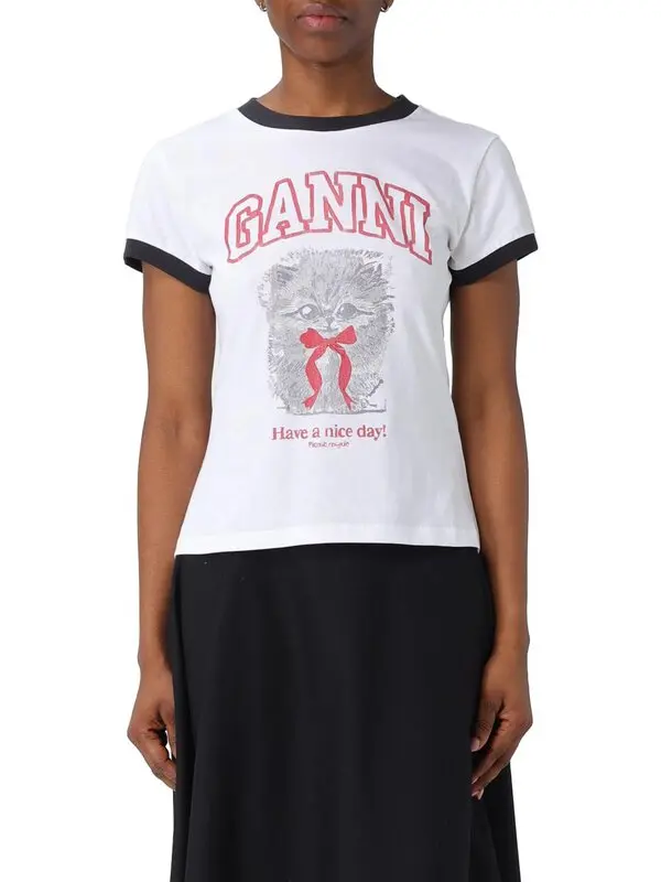 GANNI T-shirt - White