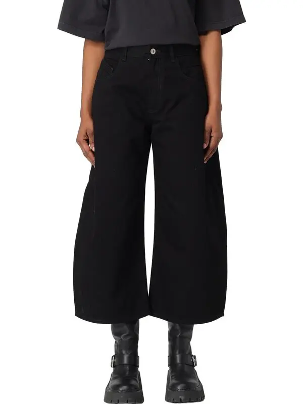 Attico Wide Leg Jeans - Black