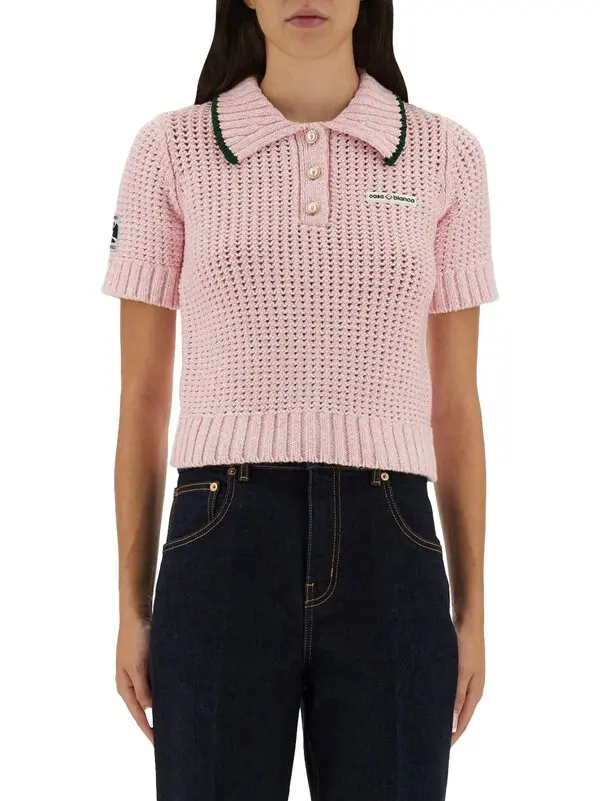 Casablanca Polo Shirt - Pink