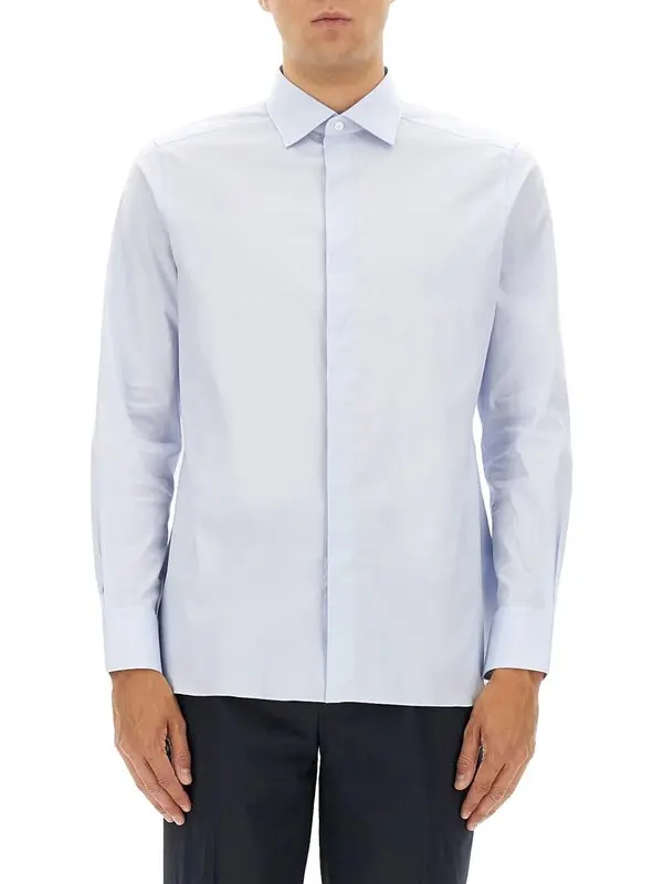 Zegna Shirt - Gnawed Blue