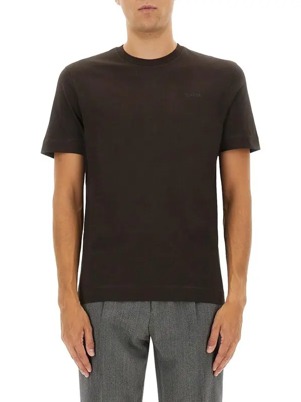 Zegna T-shirt - Brown