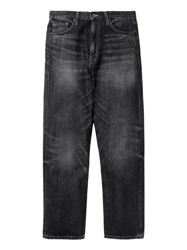 NEIGHBORHOOD Washed Denim Basic Pants - Black