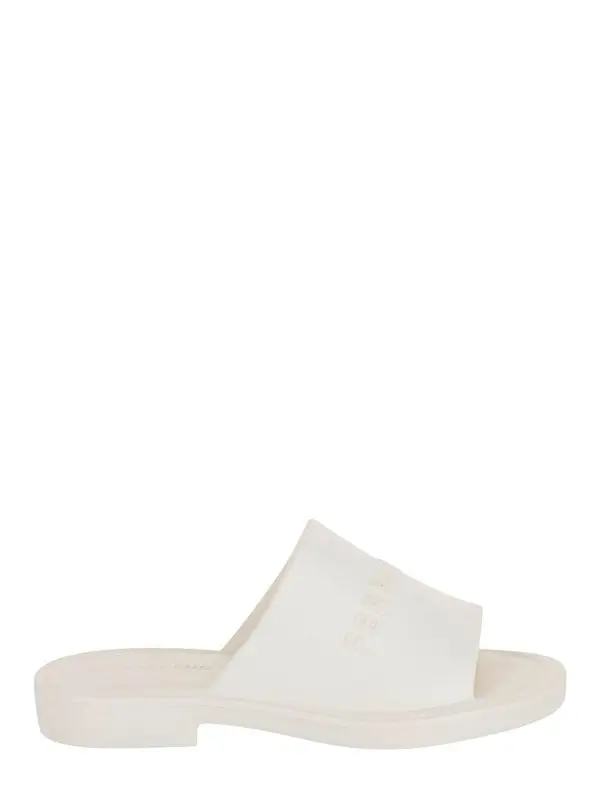 FERRAGAMO Giuneva Logo Slide - White
