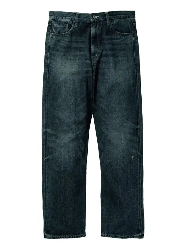NEIGHBORHOOD Washed Denim Basic Pants - Blue