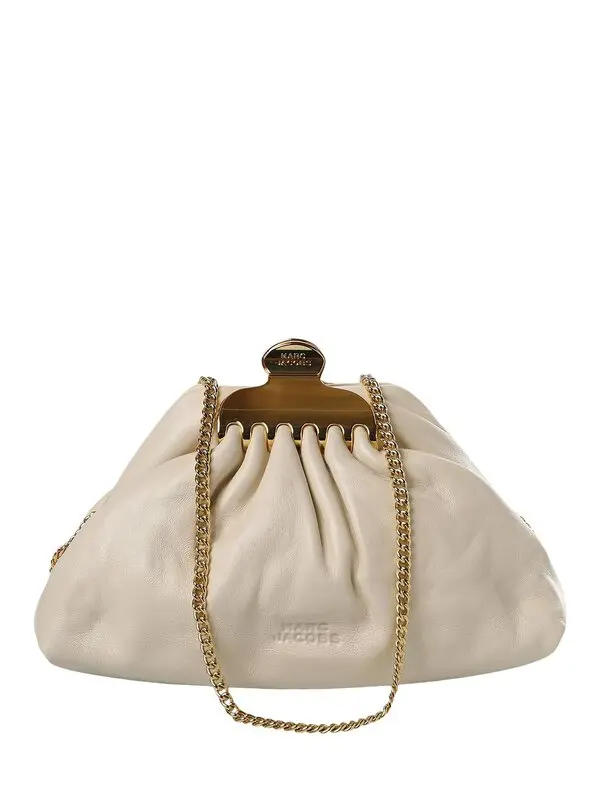 Marc Jacobs The Small Claw Clip Clutch Bag - Cream