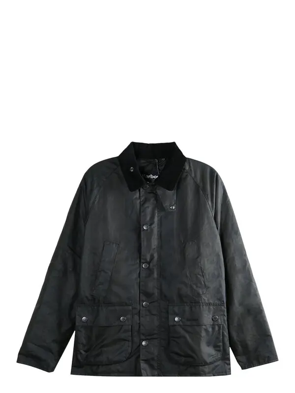 Barbour Modern Check Bedale Wax Jacket - Black